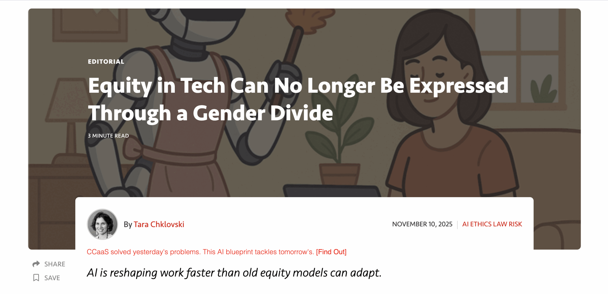 Equity in Tech Can No Longer Be Expressed Through a Gender Divide ...